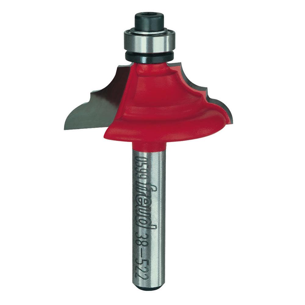 Freud 1-1/4 In. (Dia.) Classical Bold Cove & Bead Bit with 1/4 In. Shank 38-522 - Acme Tools