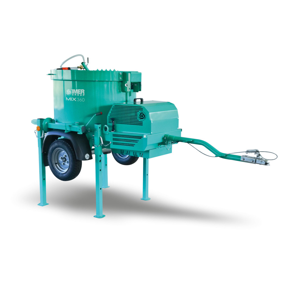 IMER Mix 360 R Plus 360L Honda GXV390 Gasoline-Powered Mortar Mixer ...