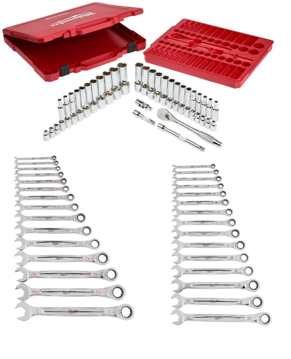 Milwaukee Tool Set 86pc Bundle 48-22-9008-9416-9516 - Acme Tools