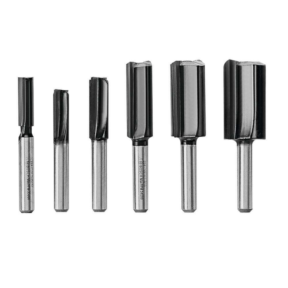 Bosch Carbide Tipped Groove Cutter Router Bit Set 6pc RBS006SBS - Acme ...