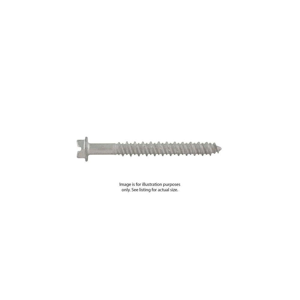 DEWALT Ultracon+ Screw Anchors Slotted Hex Washer Head 1/4 Inch X 1-1/4 ...