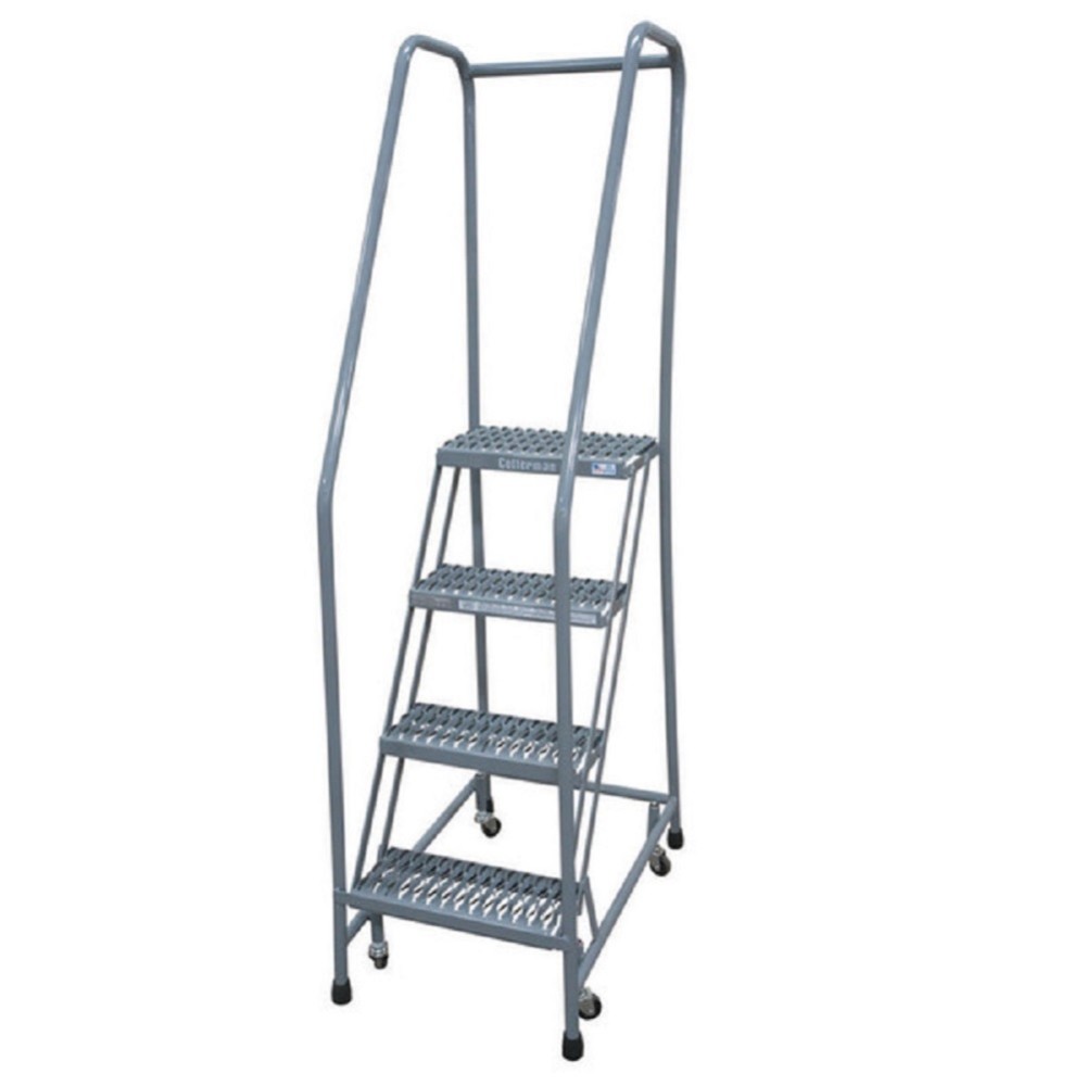 Cotterman Series 1000 4 Step X 26" W A3 Tread Step Ladder w/handrails ...