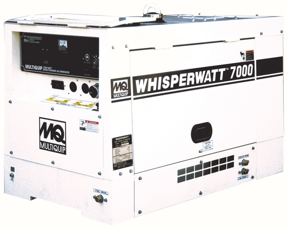 Multiquip 7kW Diesel Generator DA7000SSA3 from Multiquip - Acme Tools