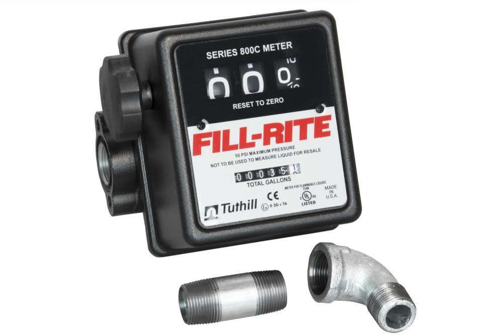 Fill-Rite 3/4 In. 3-Wheel Mechanical Meter 807CMK - Acme Tools