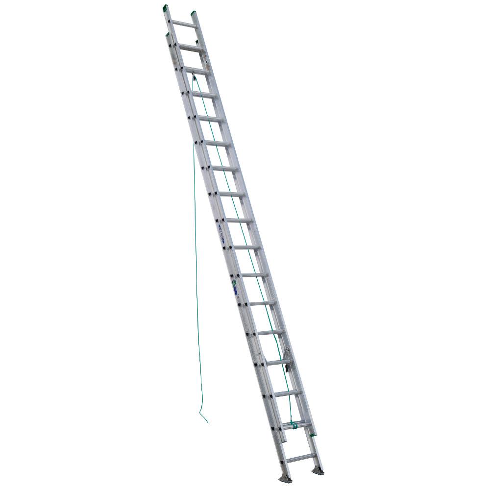 Werner Type II Compact Aluminum Extension Ladder D1216W530 - Acme Tools