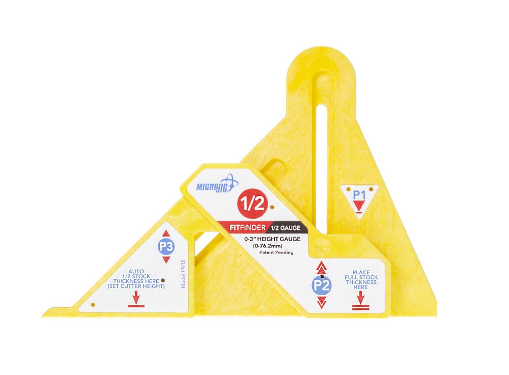 Microjig Microgjig FIT FINDER 1/2 Gauge FN12 - Acme Tools