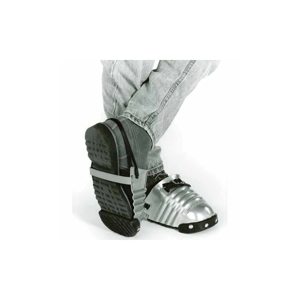 Ellwood Safety Aluminum Alloy Foot Guards with Strap & Toe Clip Mens ...
