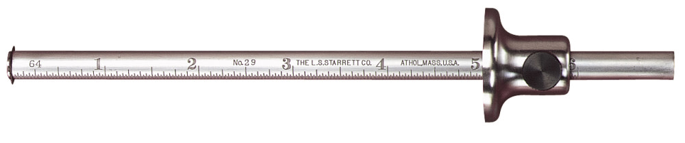 Starrett No.29 Scratch Gage (150mm) 64ths Grad 29B - Acme Tools