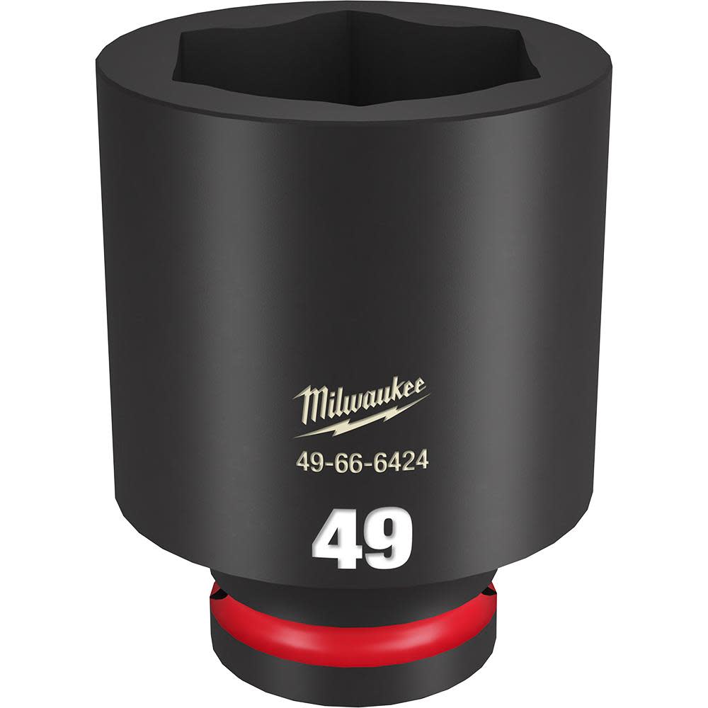 Milwaukee SHOCKWAVE Impact Duty 49MM Deep Socket 3/4in Drive 6 Point 49 ...