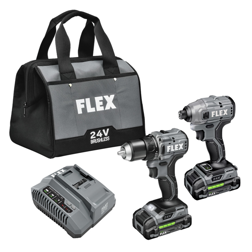 FLEX Compact Drill Driver and Impact Driver Combo Kit FXM205-2A - Acme ...