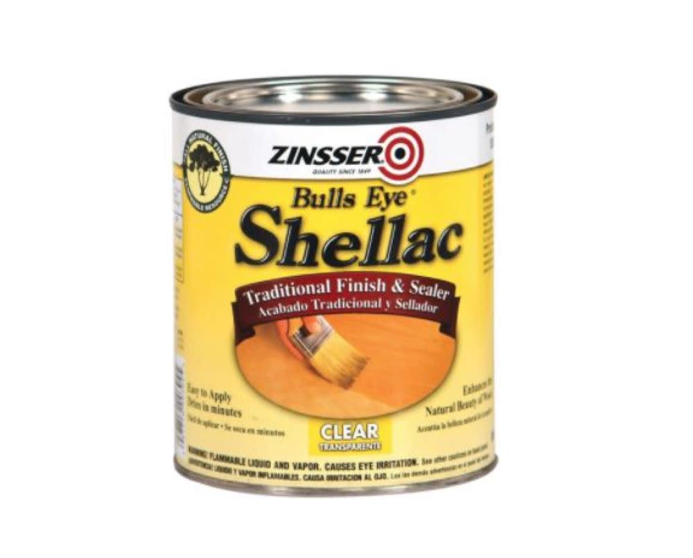 Rockler Zinsser Bulls Eye Clear Shellac 1 Quart 16015 - Acme Tools