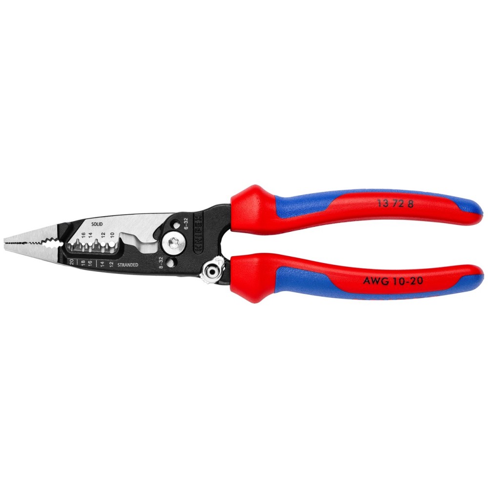 Knipex Wire Stripper Forged with Multi Component Grip Handle 8 Inch 13 ...
