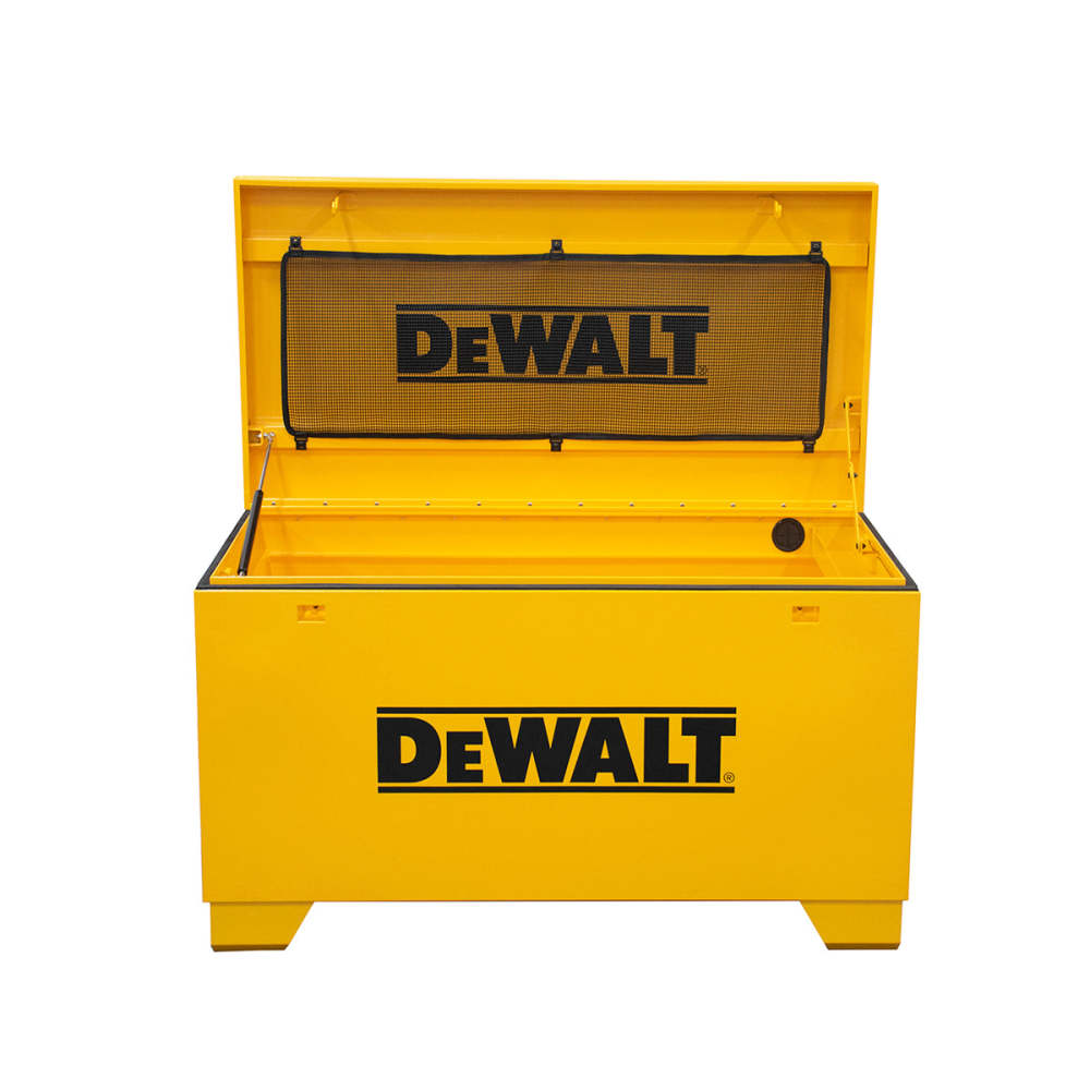DEWALT 36 Inch Yellow Heavy Duty Steel Jobsite Box DWXJSB36Y DEWALT 36 Inch Yellow Heavy Duty Steel Jobsite Box DWXJSB36Y