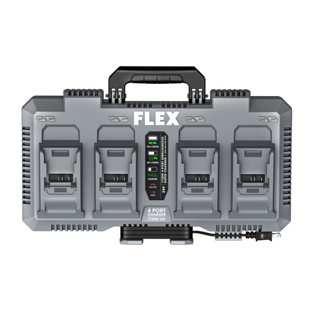 FLEX STACK PACK 24V Rapid Battery Charger 4 Port FX0451-Z - Acme Tools