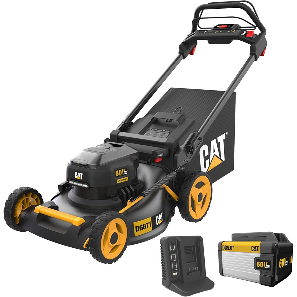 CAT DG671 60V 21in Self-Propelled Brushless Lawn Mower Kit DG671 - Acme ...