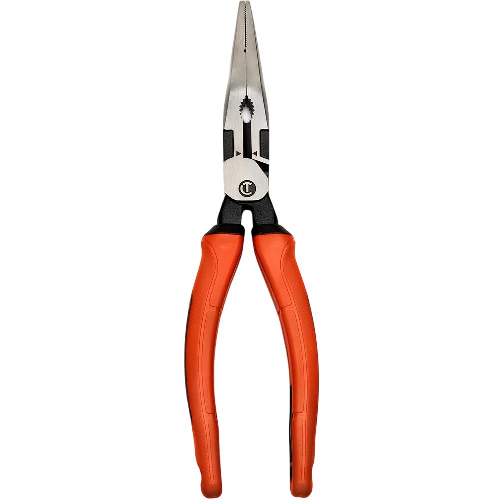 Crescent 8 Inch Long Nose Plier Cushion Grip Z6548CGR-06 - Acme Tools