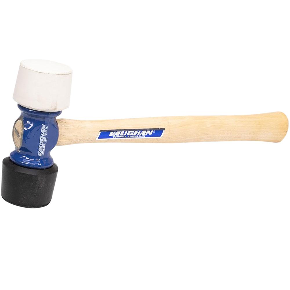 Vaughan 24 Oz Rubber Mallet with Replaceable Faces VN19510 - Acme Tools