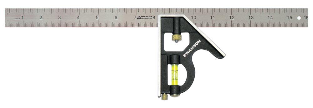 Swanson Tool 16 Inch Combination Square Pro with Metric, 40 CM TC134 ...