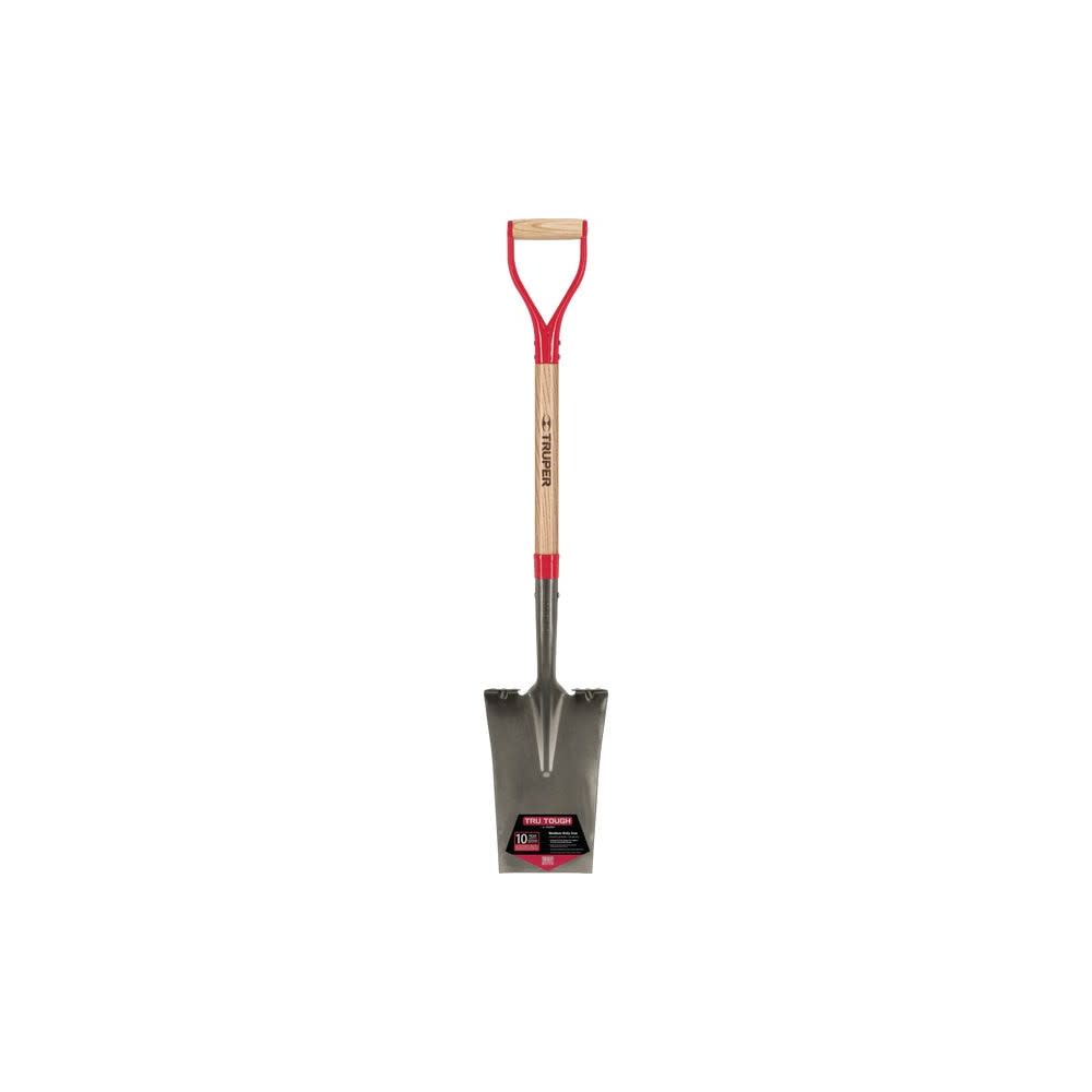 Truper Tru Tough Garden Drain Spade Steel Blade Square 7006139 - Acme Tools