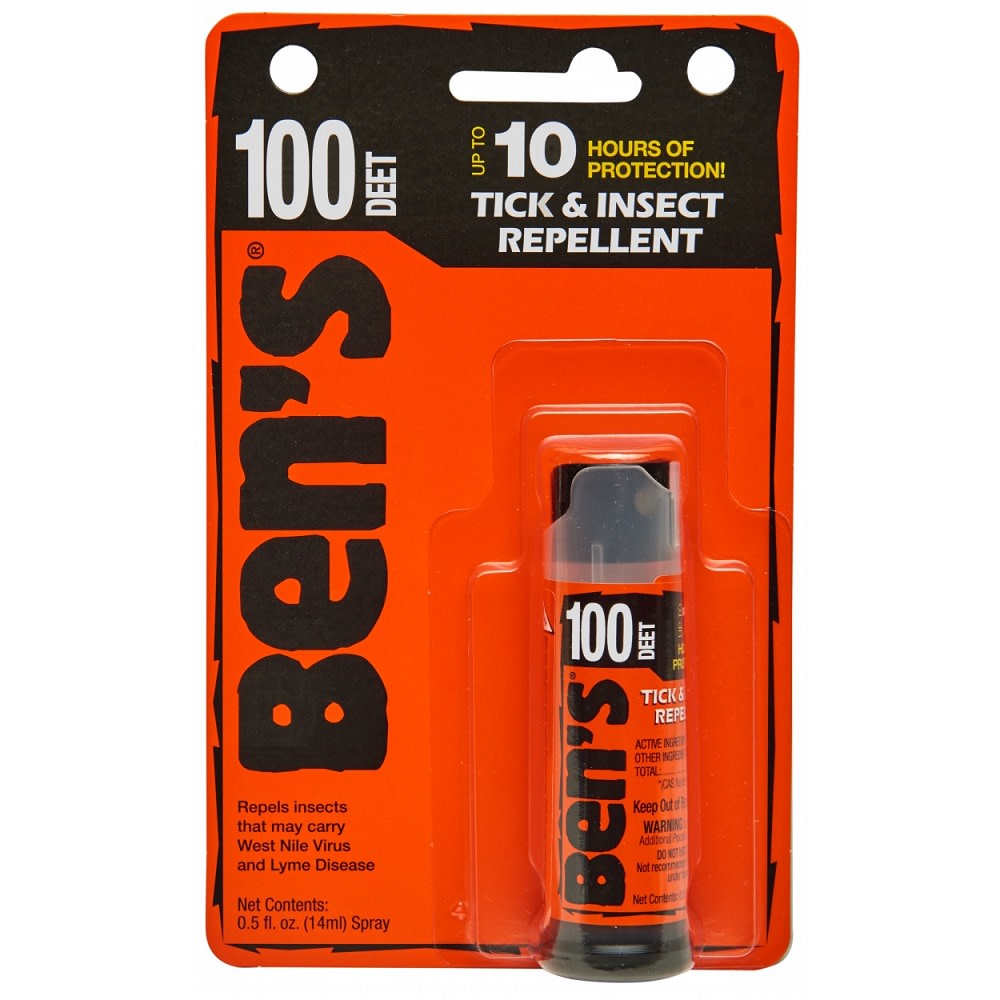 Bens 100 MAX Tick & Insect Repellent Mini Spray - .5 oz 0006-7069 ...