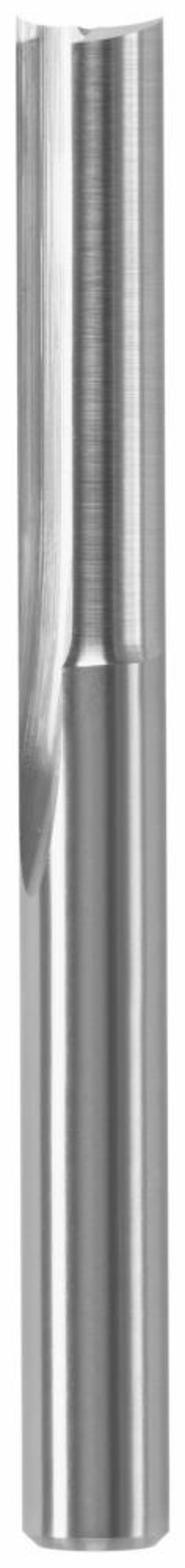 Bosch 1/4in x 1in Solid Carbide Double Flute O Flute Router Bit 86010MC ...