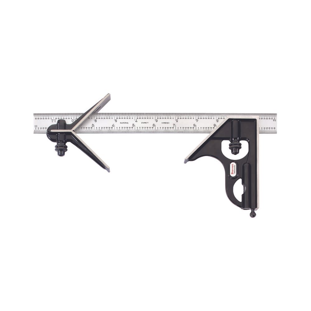 Starrett 12 Inch Combination Square with Square and Center Head C33HC ...