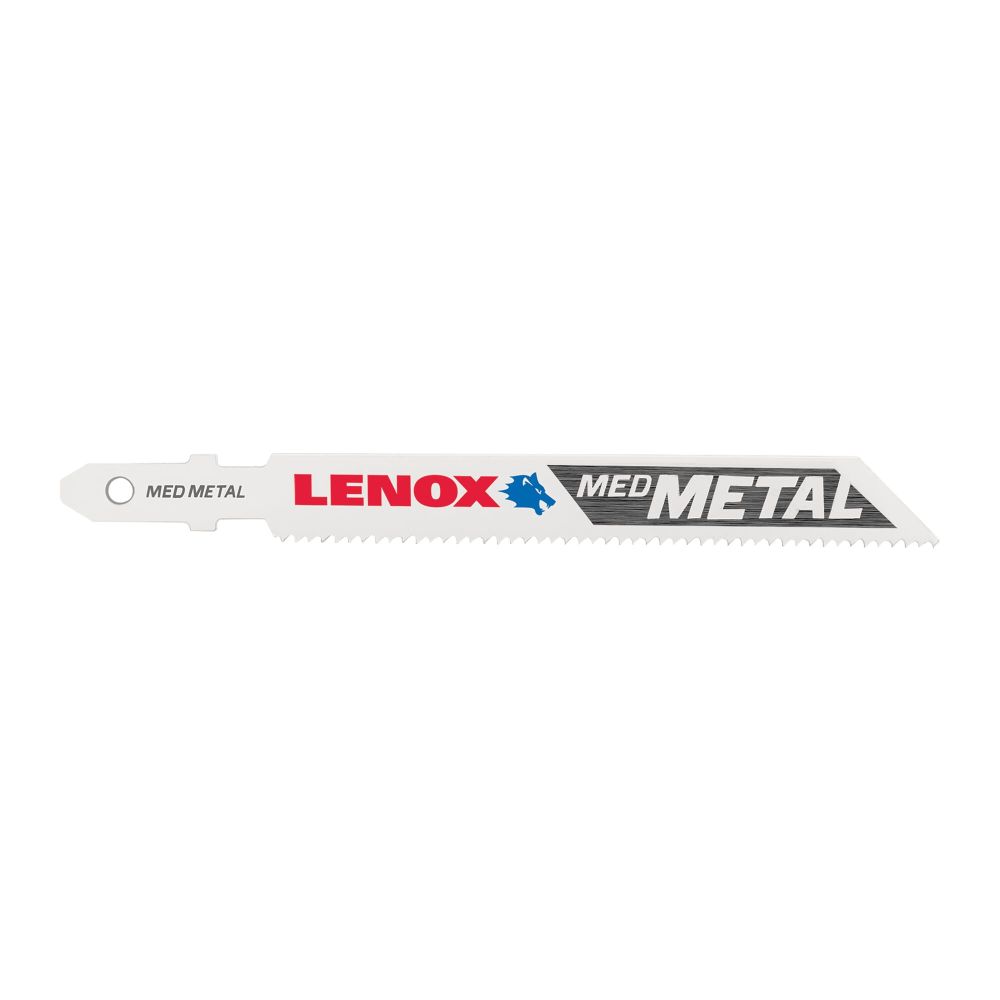 Lenox T-Shank Medium Metal Cutting Jig Saw Blade, 3-5/8in X 3/8in, 18 ...