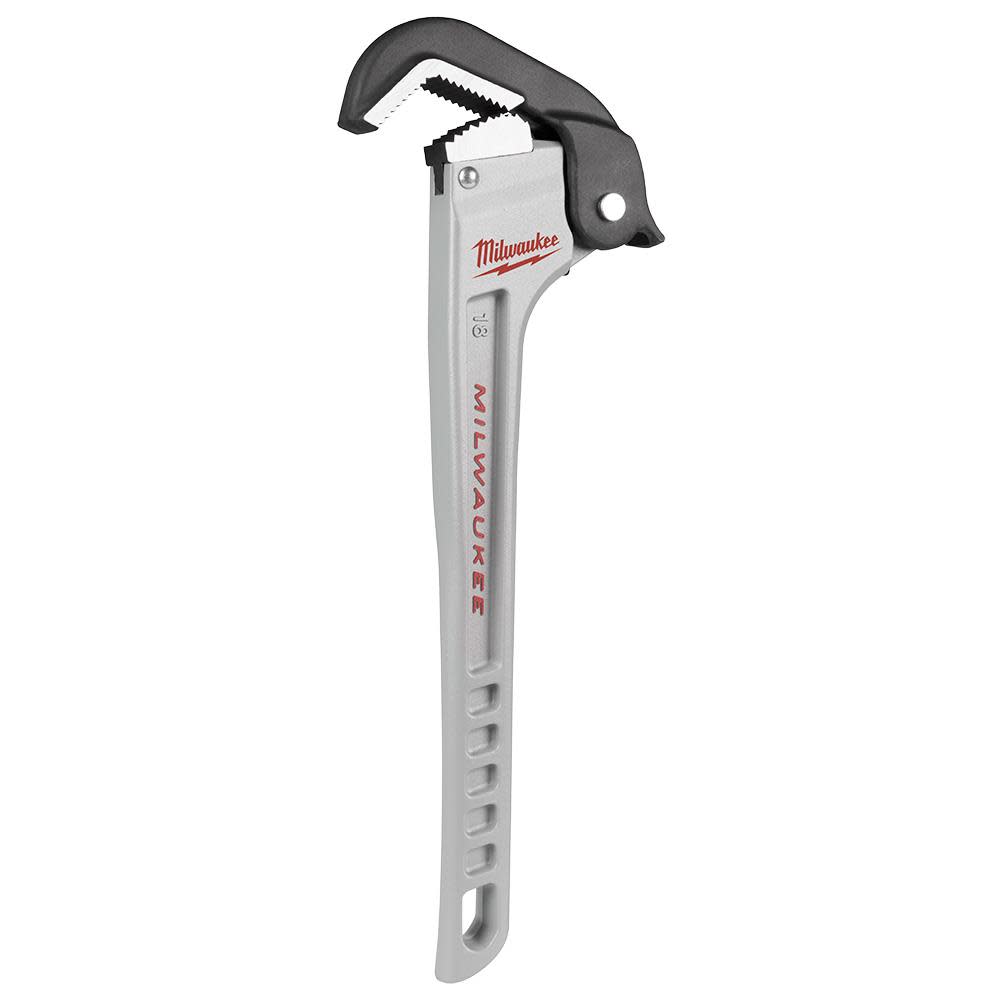Milwaukee 18in Aluminum Self-Adjusting Pipe Wrench 48-22-7418 - Acme Tools
