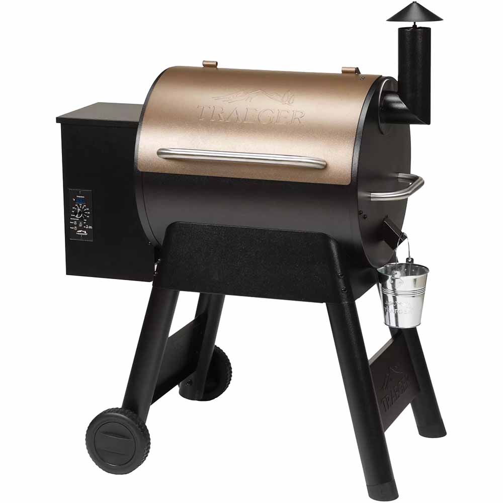 Traeger PRO 22 Bronze Wood Pellet Grill with Digital Controller ...