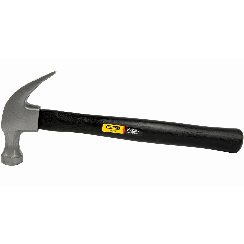 Stanley 13ozCurved Claw Wood Hammer 51-713 - Acme Tools