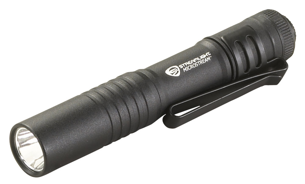 Streamlight Flashlight Black C4 LED 1AA Microstream Handheld 66318 ...