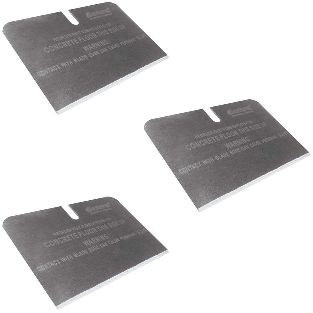 General Equipment FCS16-1100 Blade 3pc FCS16-1100PAK3 - Acme Tools