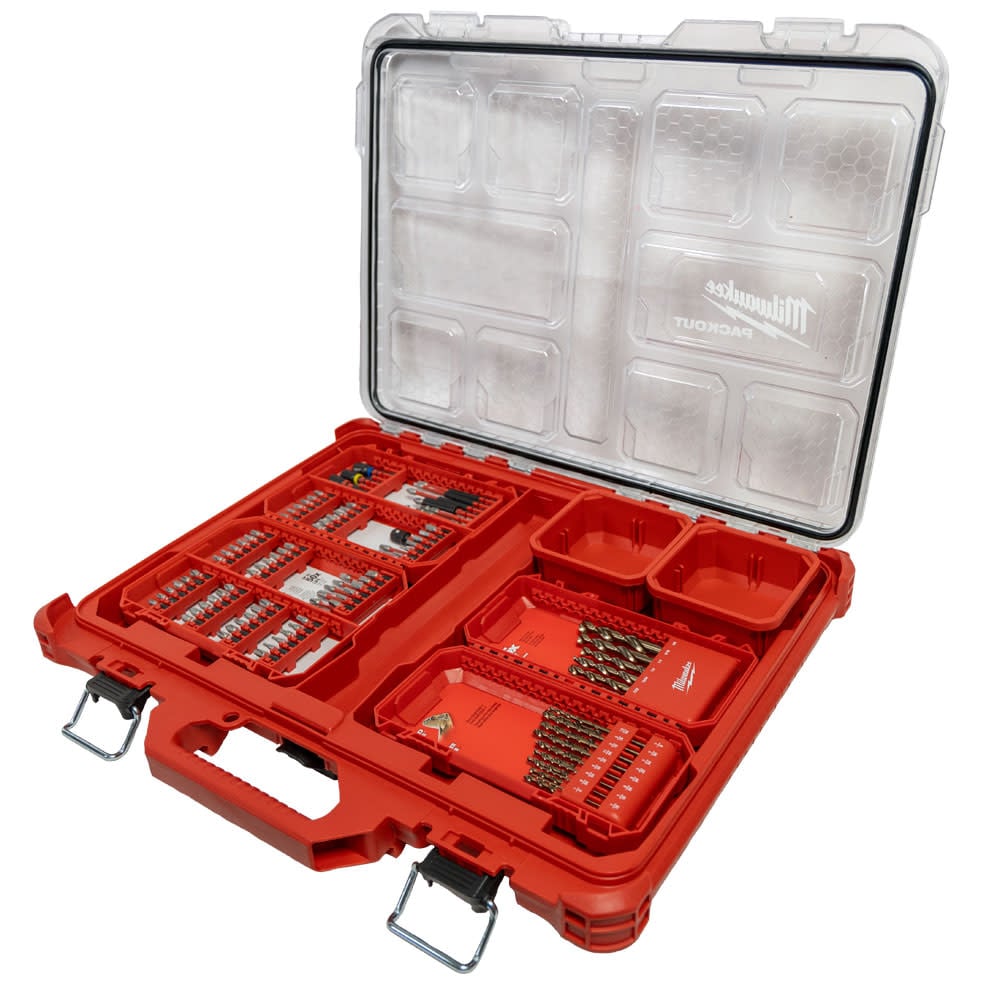 Milwaukee Packout Cobalt Drill and Drive Set 103pc 48-22-8431-4094-2338 ...