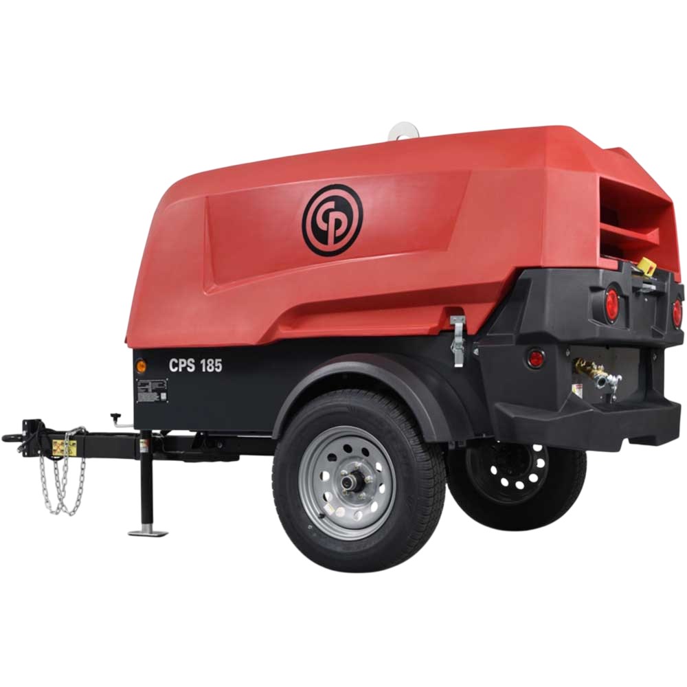 Chicago Pneumatic Portable Tow Behind Air Compressor 180 CFM 8972426002 ...