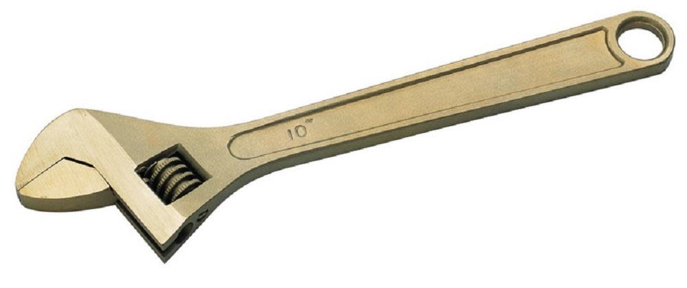 CS Unitec Non Sparking 10in Adjustable Wrench EX501-10B - Acme Tools