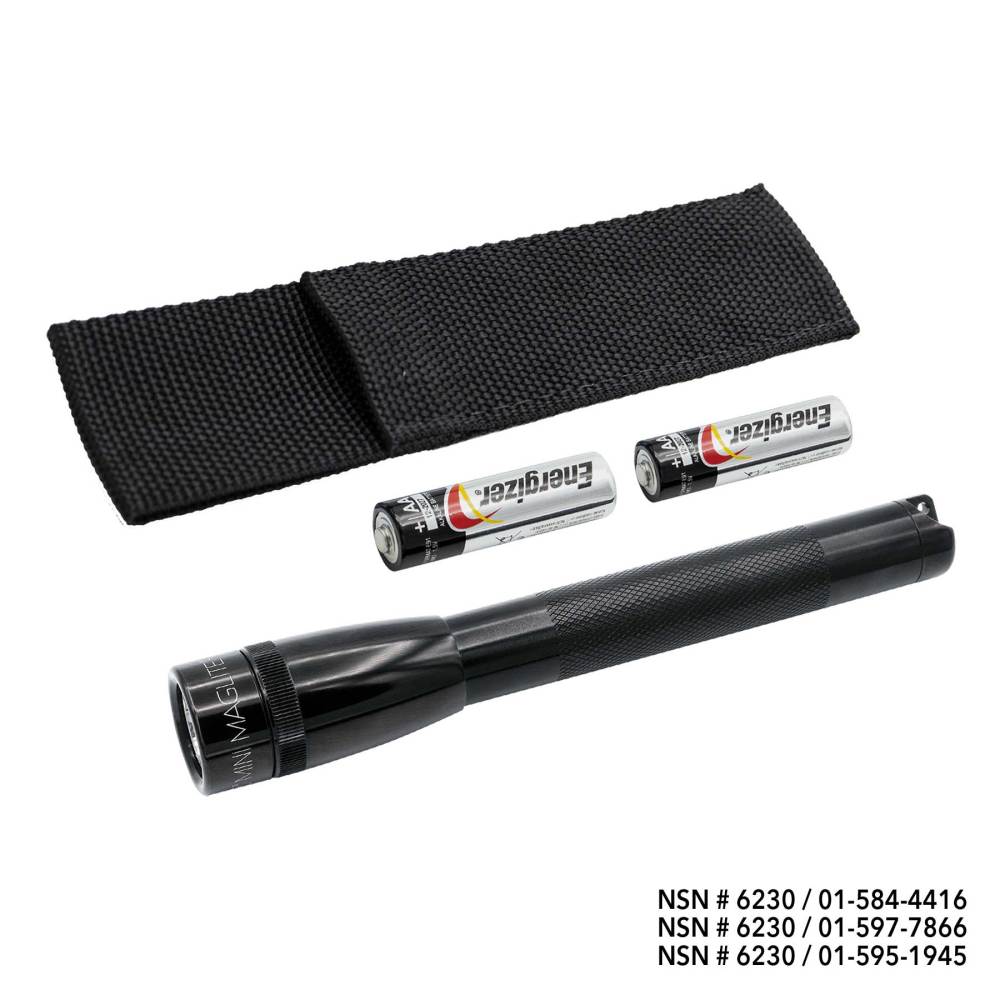 Maglite LED AA Battery Powered Water Resistant Compact Mini Flashlight ...