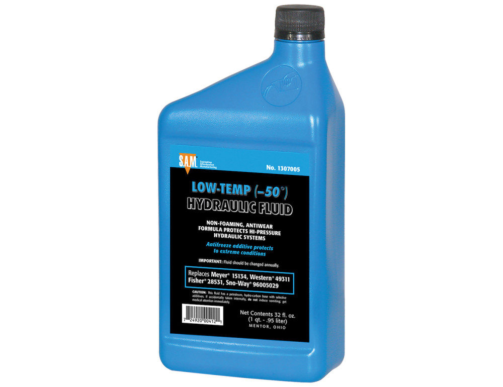 Buyers Products Company Low-Temp Blue Hydraulic Fluid (12) 1 Qt Bottles ...