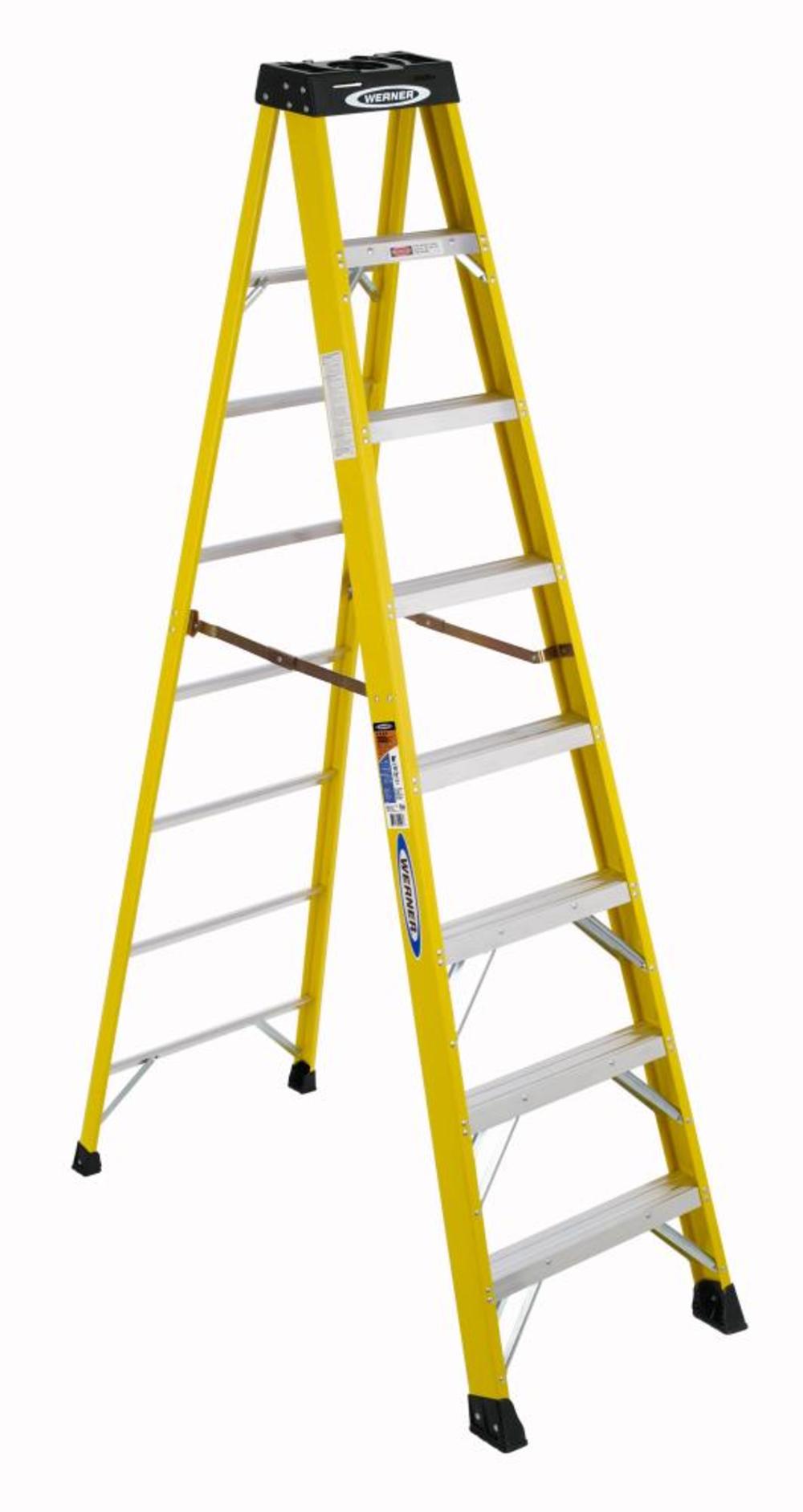 Werner 8 Ft. Type IA Fiberglass Step Ladder 6108 - Acme Tools