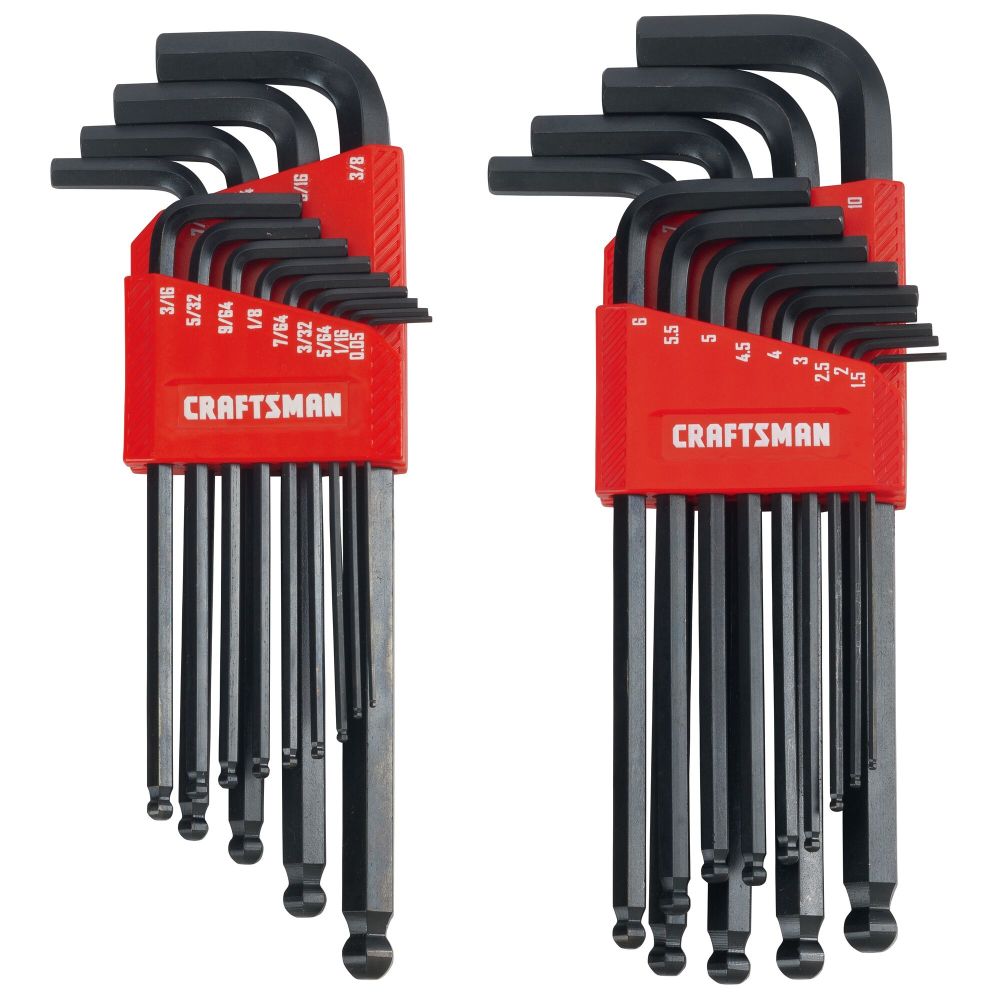CRAFTSMAN Hex Key Set, 26 Piece CMHT26009 - Acme Tools