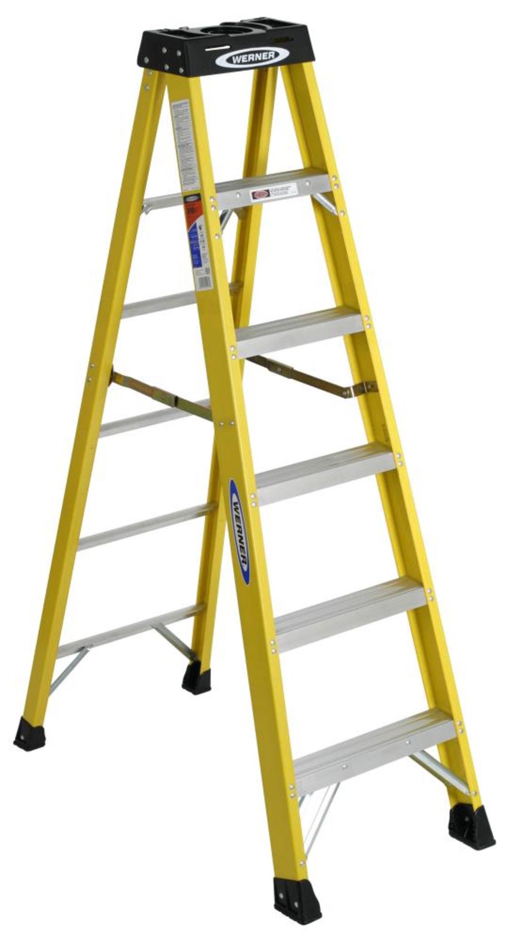 Werner Type IA Fiberglass Step Ladder 6106W530 - Acme Tools