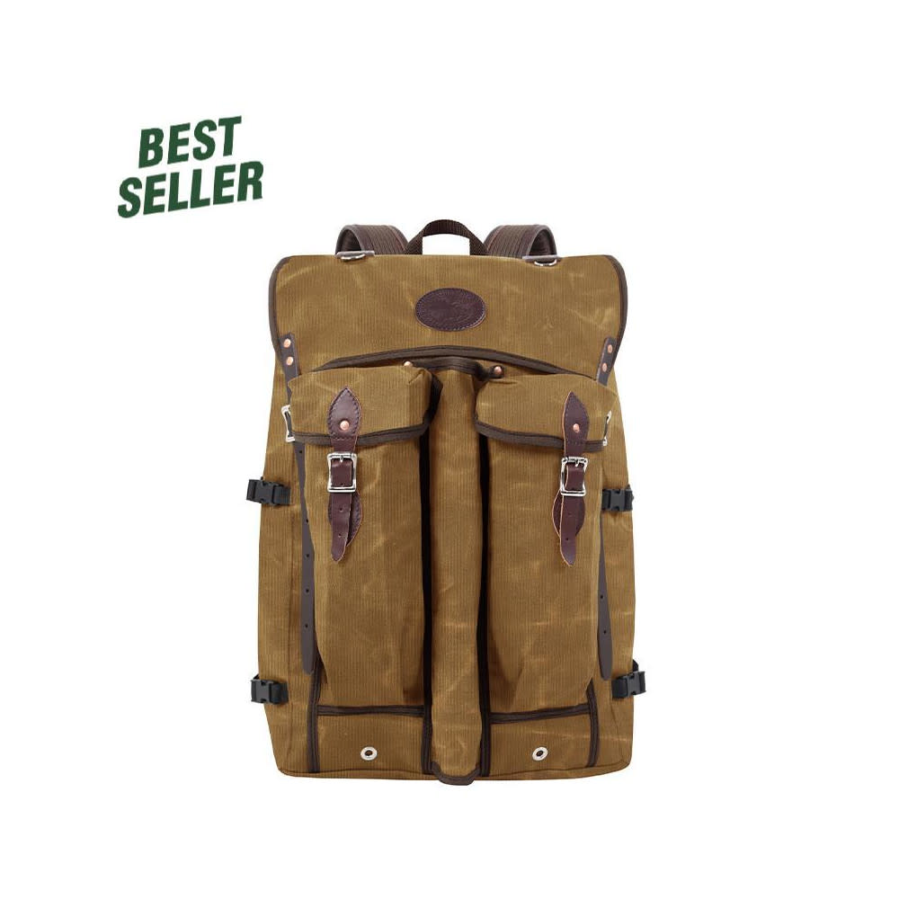 Duluth Pack 57 Liter Capacity Wax Khaki Canvas Bushcrafter Backpack S ...