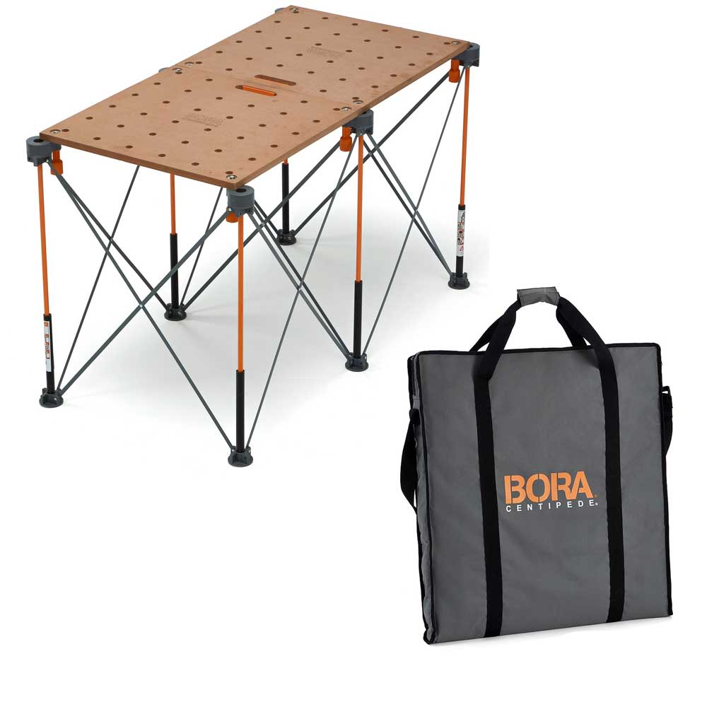 Bora Portamate Centipede 2'x4' Work Support Work Top Bag Bundle CK6SK ...