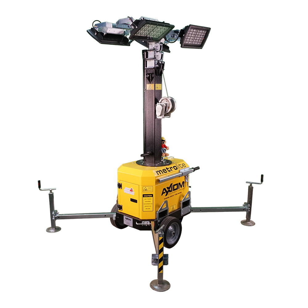Metrolite Light Tower Electric LED with Multi-Stage Rotating Mast ELT ...