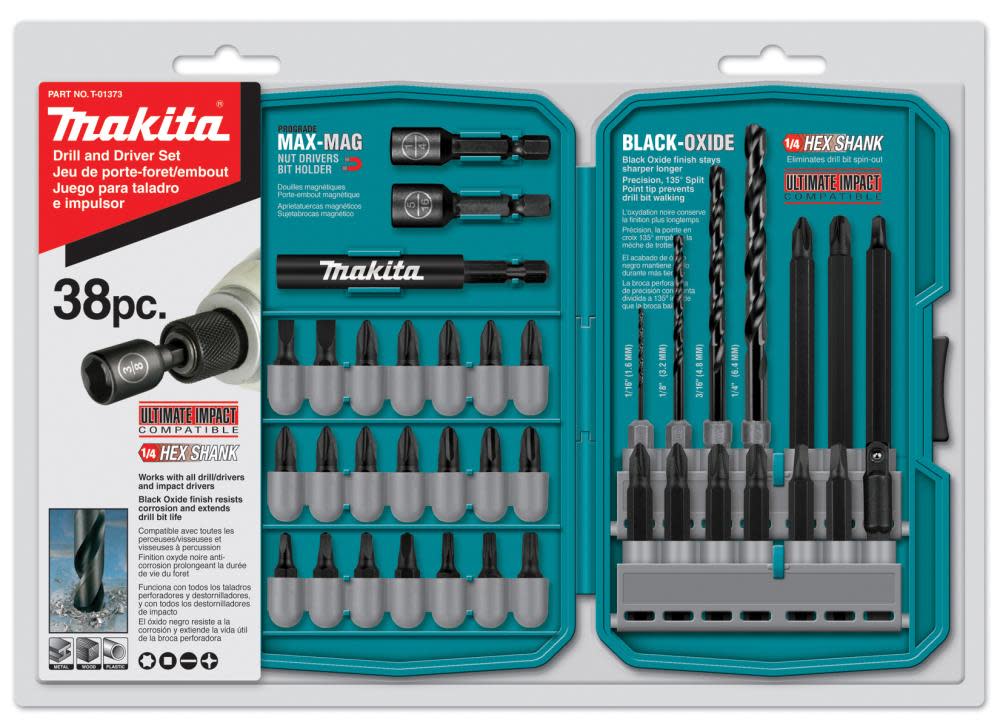 Makita 38 piece Bit Set T-01373 - Acme Tools