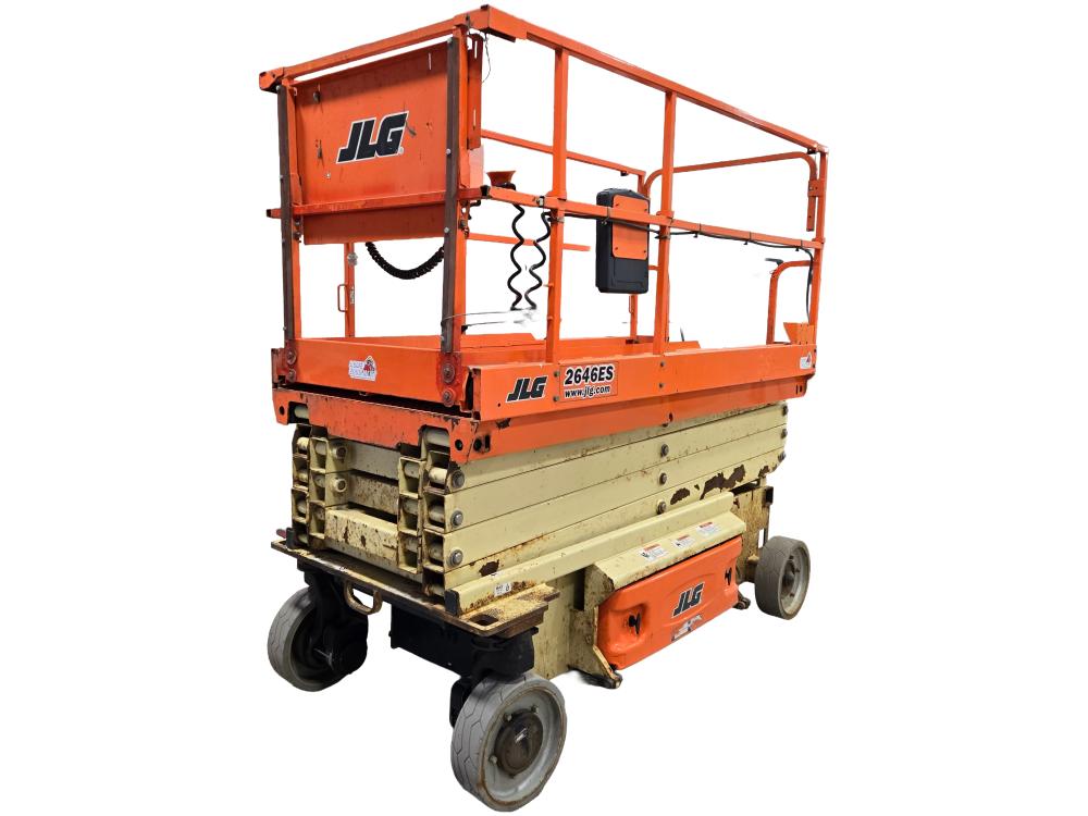 JLG 2646ES 26 Ft. 2WD Electric Slab Scissor Lift Used 2016 2646ES ...