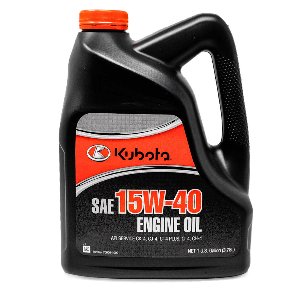 Kubota 1 Gallon SAE 15W-40 Liquid High Performance Engine Oil 70000-10001 - Acme Tools