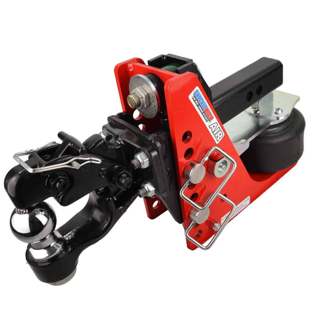 Shocker Hitch 12K 2 Inch Air Hitch with Pintle & 2 Inch Ball SH-636-200 ...