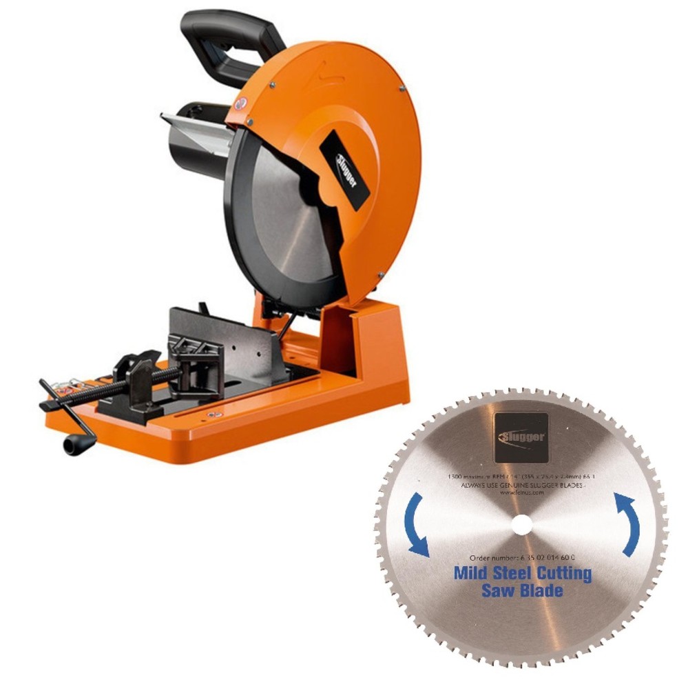 Fein 14 Inch Metal Cutting Chop Saw and Steel Cutting Blade Bundle ...