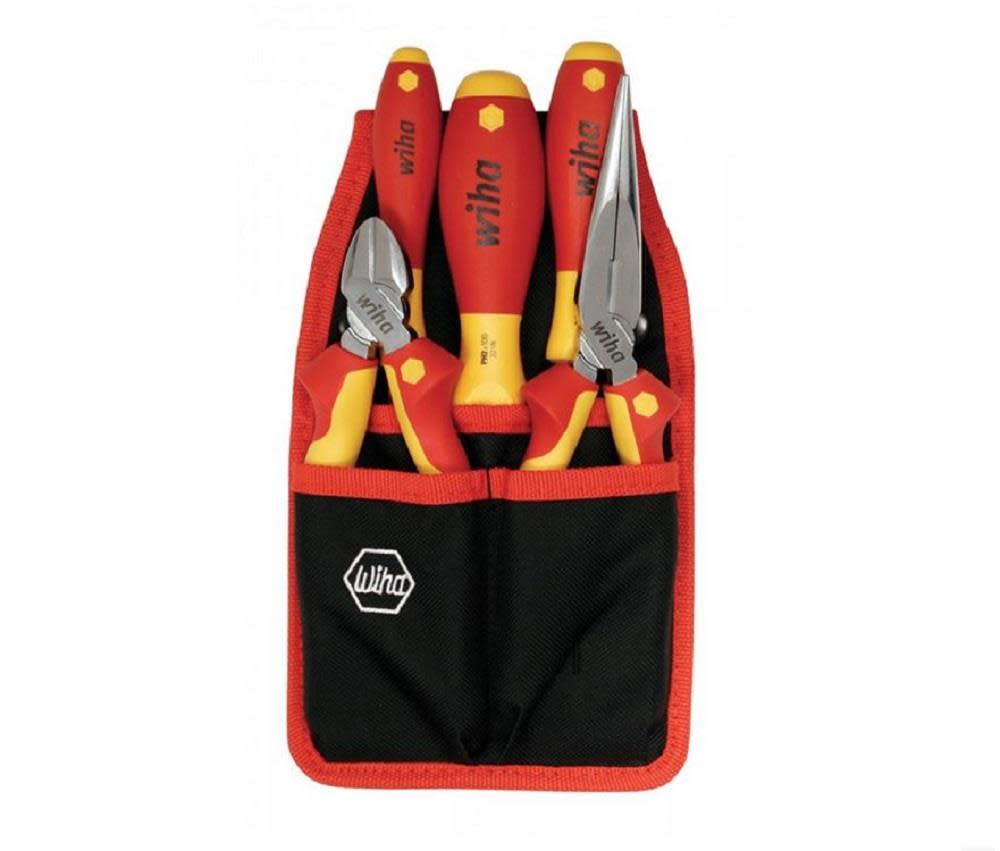 Wiha Insulated Belt Pack Pouch Set 5 Piece 32872 - Acme Tools