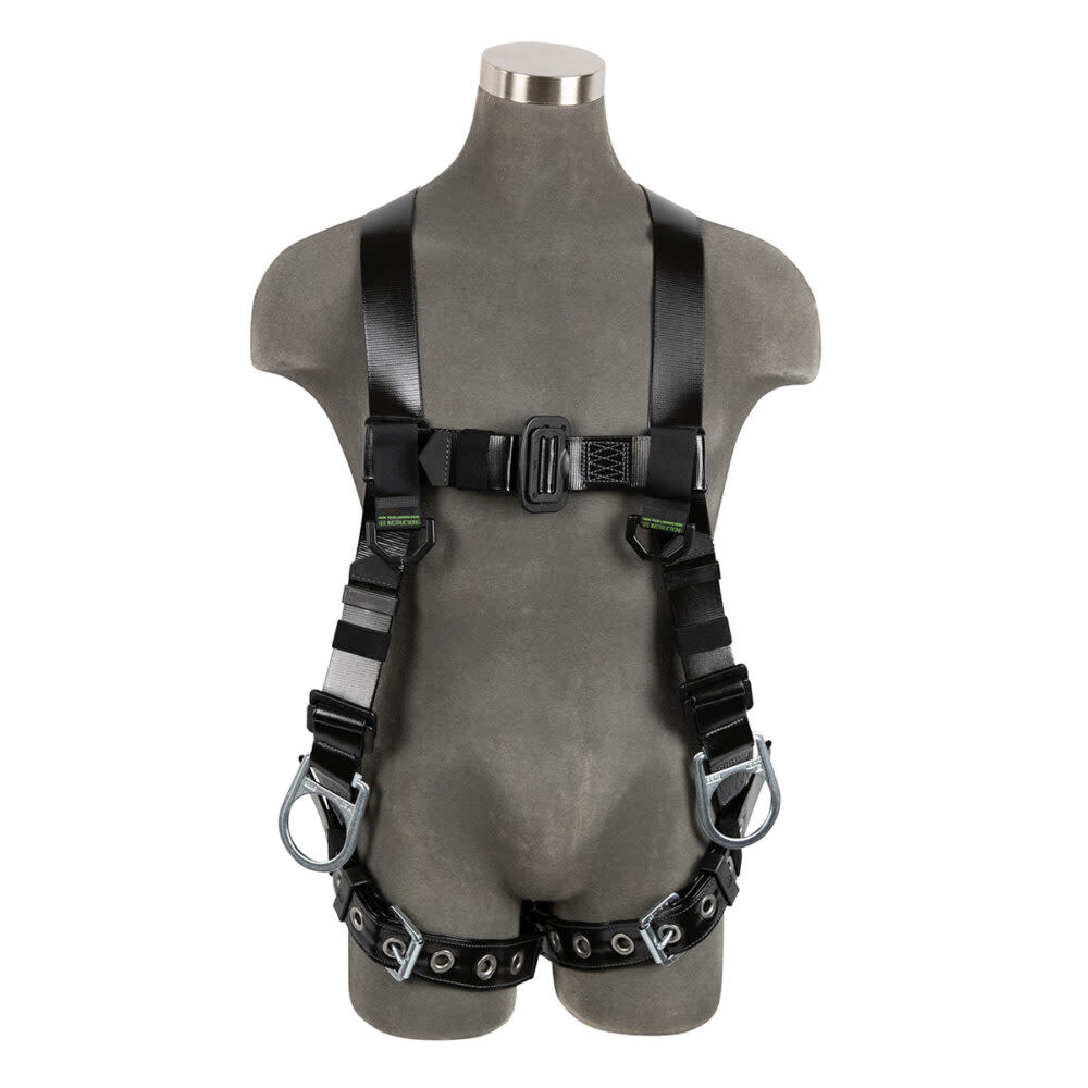 Safewaze PRO-Shield Full Body Harness: 3D, DE MB Chest, TB Legs 023 ...